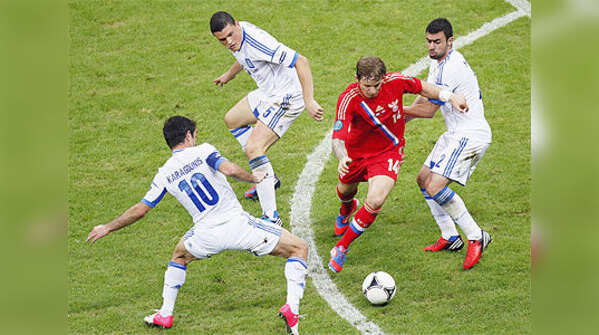 Euro 2012: Greece vs Russia