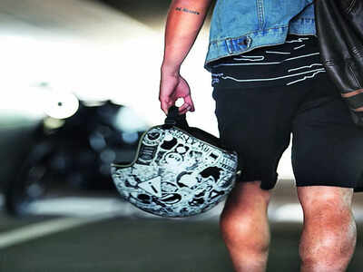 Watch your head, 2-wheeler riders
