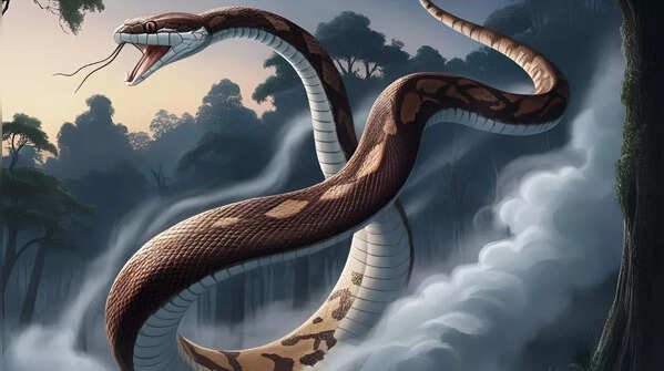 Ancient snake as long as a train found in Gujarat – is this the real ...