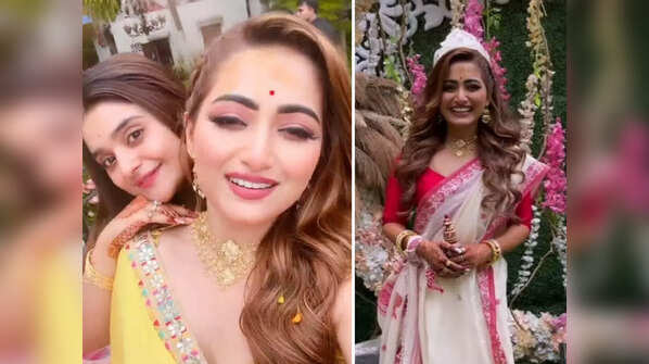 Inside photos from actress Sudipta Banerjee's star-studded wedding