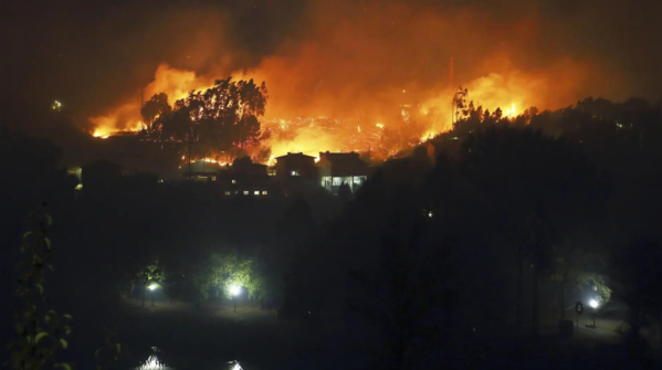 Images show wildfires raging out of control in Portugal, state of ...