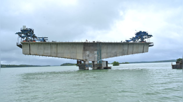 Karnataka's longest inland bridge nears completion: Sigandur to Sagar ...