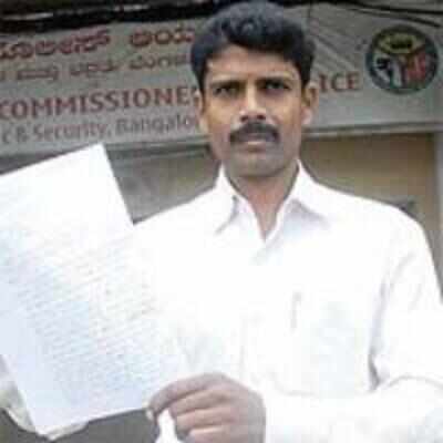 Traffic police's double whammy for bike rider