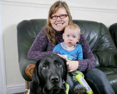 Labrador saves baby by pushing pram away from speeding car