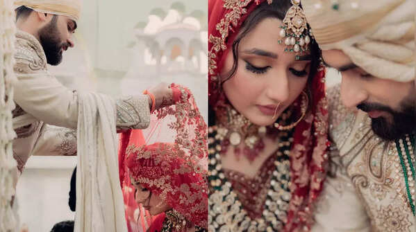 Stylish wedding pictures of Sufi singer Bismil and Shifa Khan