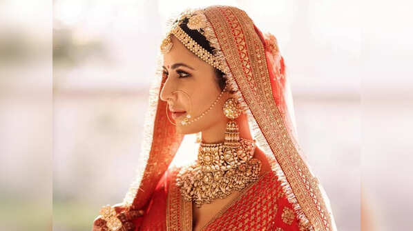 Katrina Kaif Wedding Lehenga: Revisiting Katrina Kaif's 'Sabya red' wedding lehenga