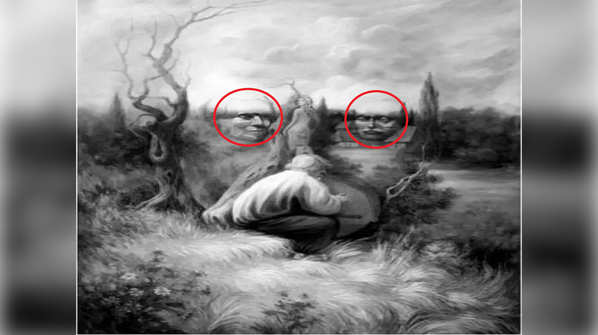 Optical Illusion: There are six faces hidden in this image. Can you ...