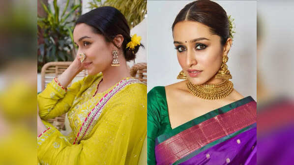 Sharaddha Kapoor: Style inspiration for Gudi Padwa: Taking notes from ...