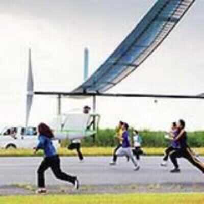 Pedal-powered plane aims for flight record