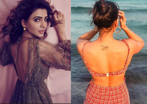 Actress Samantha Tattoos Samantha Ruth Prabhu's Post Divorce Advice On