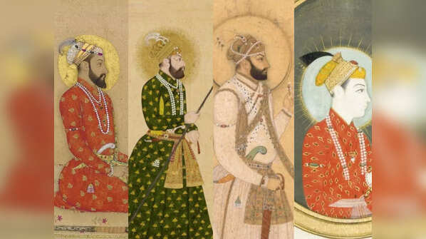 When did the great Mughal rulers ascend the throne