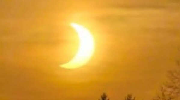 Partial solar eclipse 2025: Beautiful pictures of the celestial event