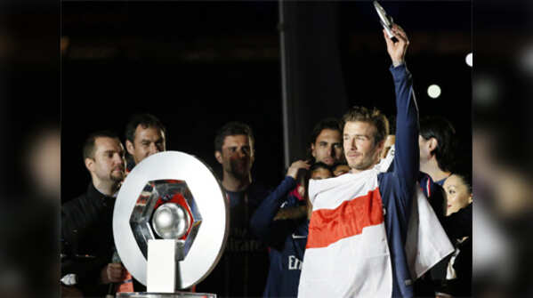Tearful David Beckham bids farewell