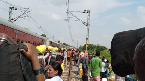 UP train accident: Cries, dust fill coaches as Chandigarh-Dibrugarh ...