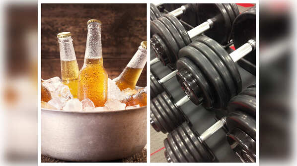 Is having alcohol better than exercising?