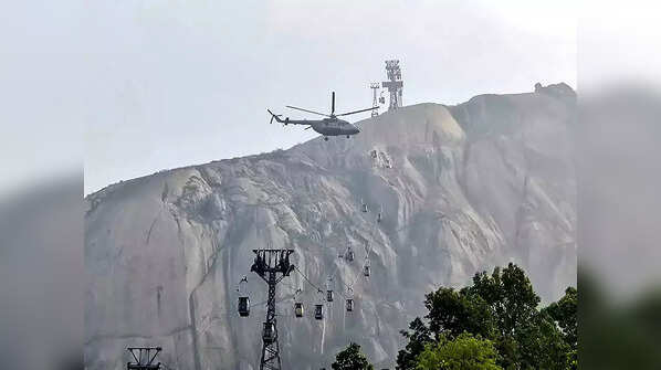 44-hour ordeal: Photos of Jharkhand ropeway rescue operation
