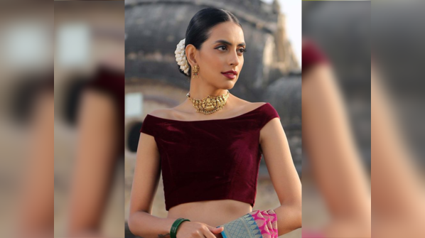 Stylish neck designs in blouse from runaway to everyday wear