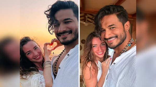 Dreamy photos of Gourab Mondal and fiancée Chintamani Diana