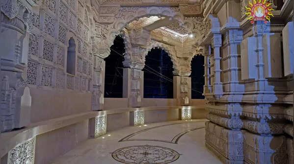 In pics: Stunning glimpses of Ram Temple in Ayodhya at night