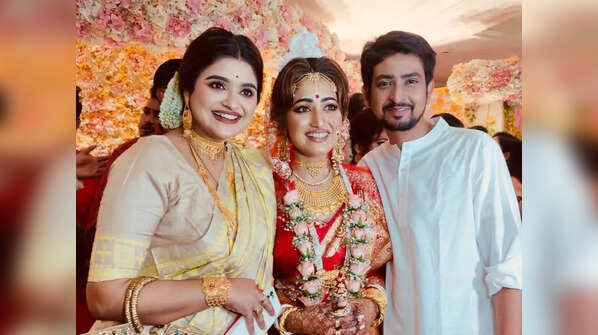 Inside photos from actress Sudipta Banerjee's star-studded wedding