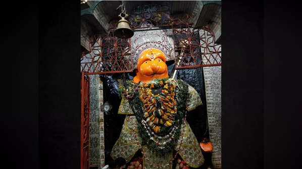 Lord Hanuman: The temple where Lord Hanuman is tied in iron chains