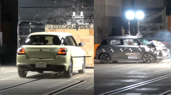 India-bound Suzuki Swift crash test explained in images: Scores 4 stars ...