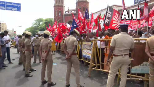 Bharat Bandh News LIVE Updates: Nationwide strike by central trade ...