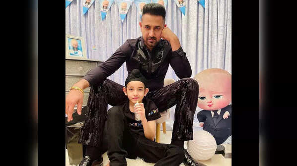 #FathersDay2023: Coolest pics of Gippy Grewal with his sons