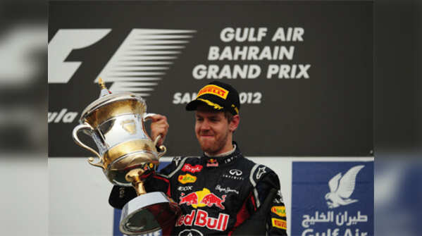 Sebastian Vettel wins Bahrain Grand Prix
