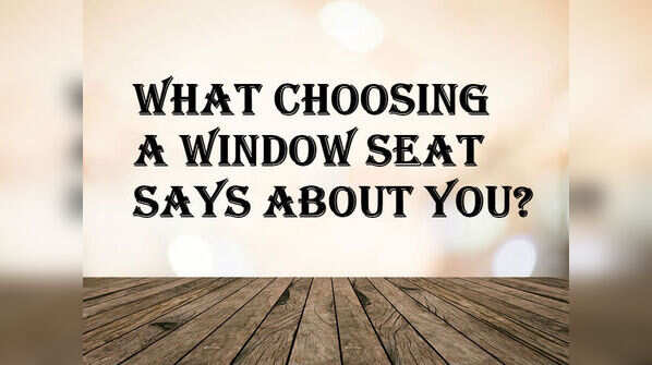 Aisle, middle or window – the seat you choose in a flight says A LOT ...