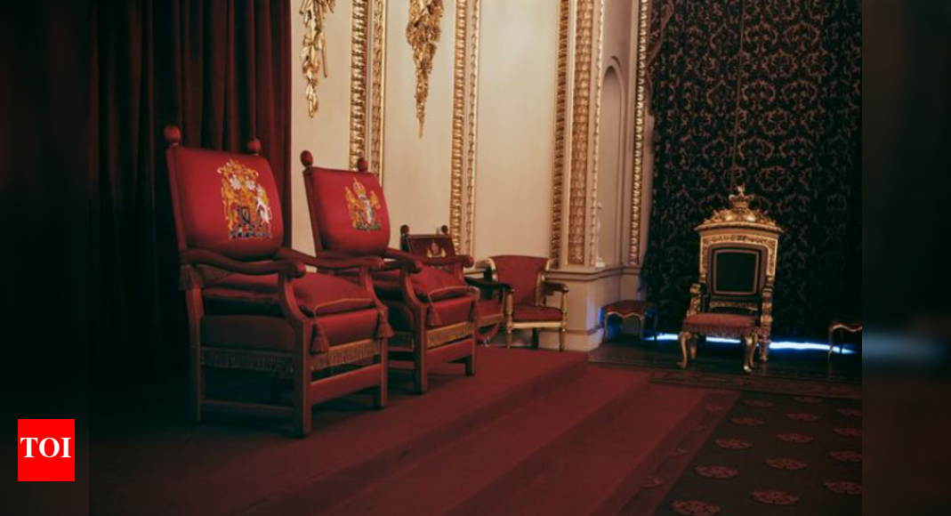 Ceremonial chairs to be reused for the Coronation - Times of India
