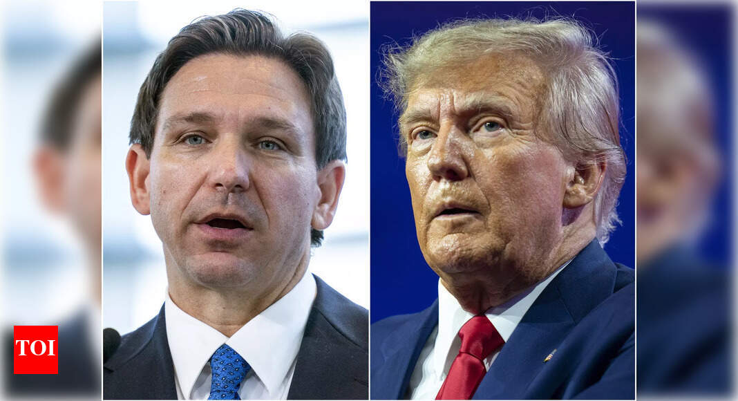 Don vs Ron: Why Trump is trouncing DeSantis in 2024 race - Times of India