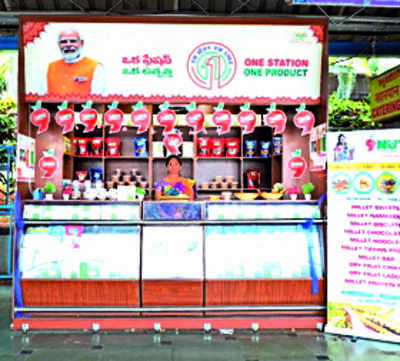 Millet Stalls Set Up At 3 Rly Stations | Hyderabad News - Times of India
