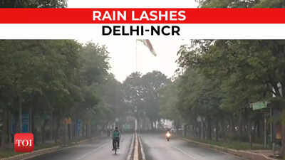Cooling effect: Rain lashes parts of Delhi-NCR | Delhi News - Times of India