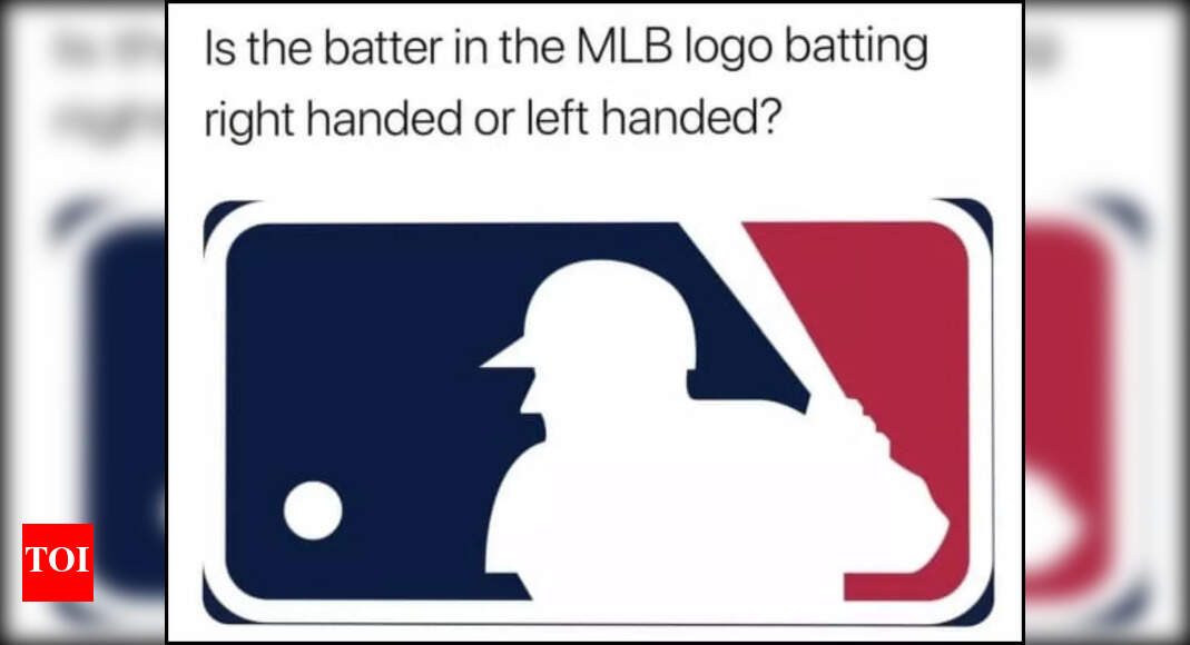Is the batter right handed or left handed? MLB logo intrigues netizens ...