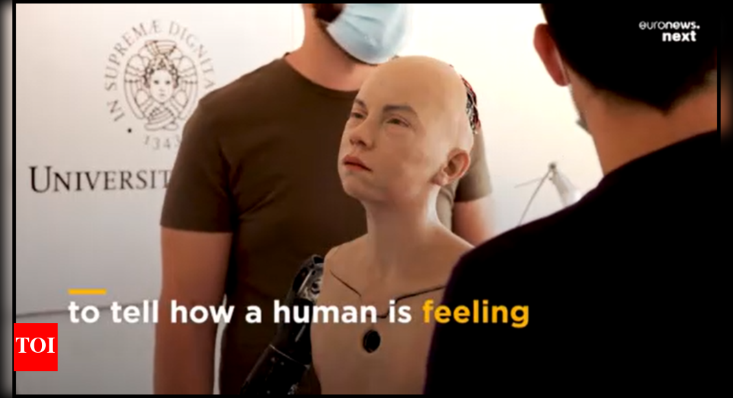 Abel: A humanoid robot designed to understand human emotions - Times of ...