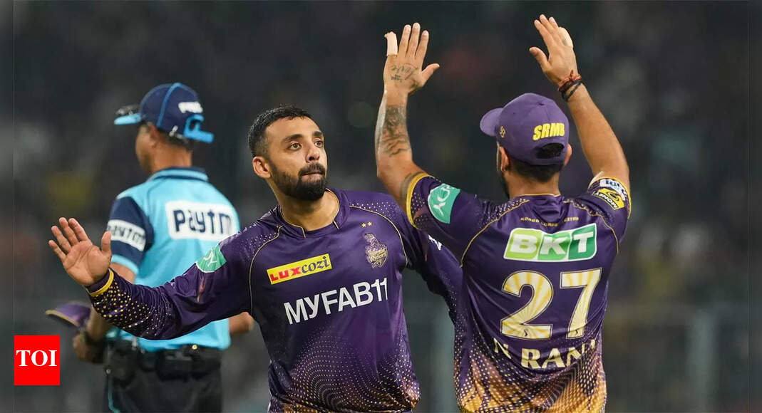 IPL 2023: Chakravarthy takes three as KKR restrict PBKS to 179/7 in ...