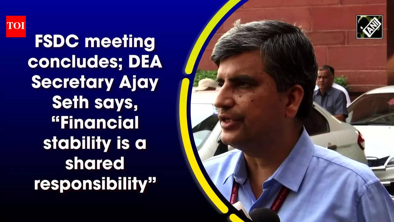 FSDC meeting concludes; DEA Secretary Ajay Seth says, “Financial ...