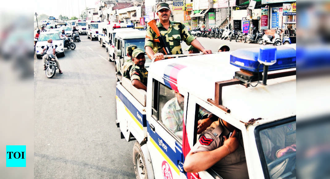 Cops Step Up Security, Set Up Spl Nakas | Chandigarh News - Times of India