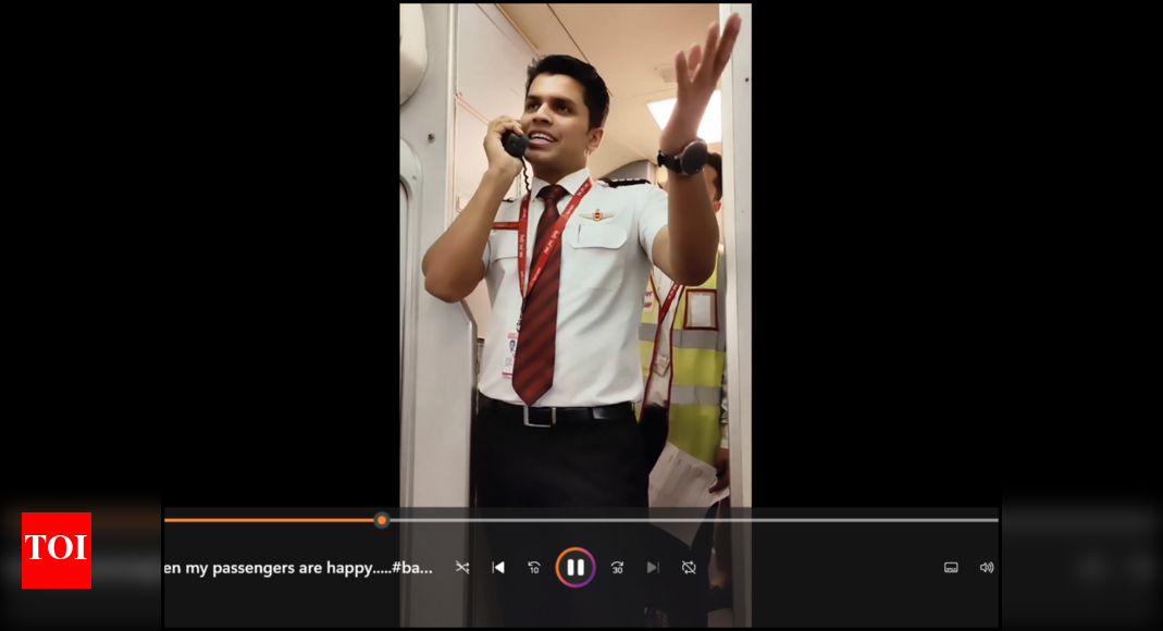 Pilot Funny Viral Video: SpiceJet pilot's funny poetic welcome speech ...