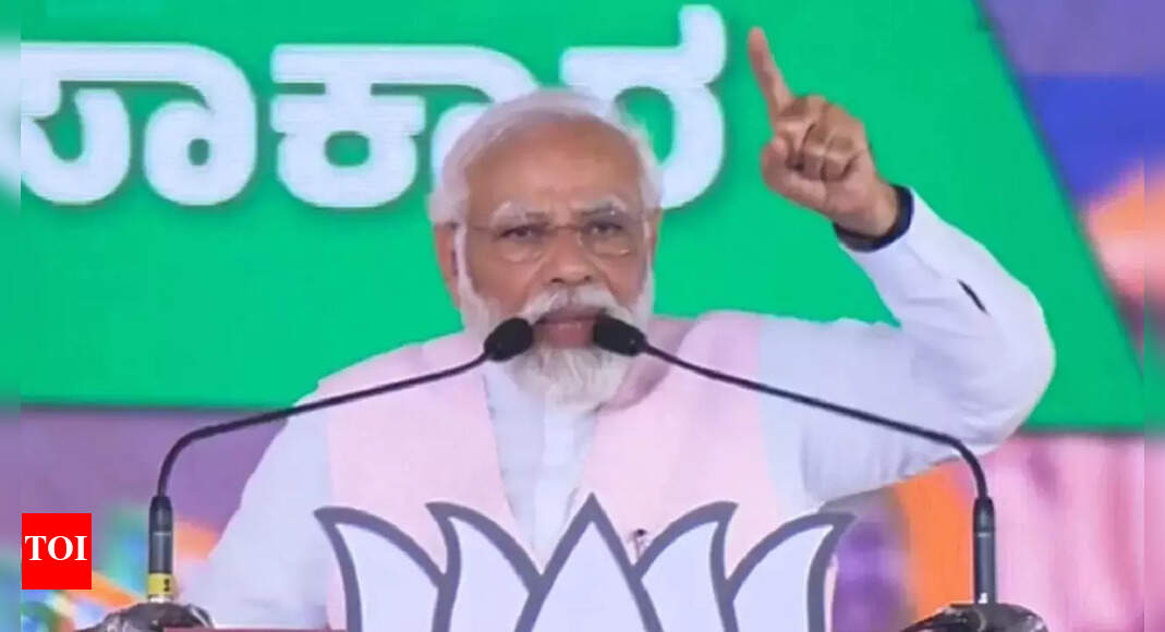 PM Narendra Modi makes final pitch to Karnataka voters | Bengaluru News ...