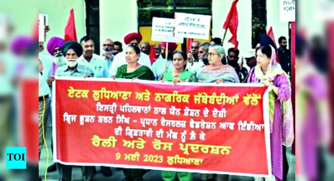 Wfi: Activists Protest Against Wfi President, Demand His Arrest ...