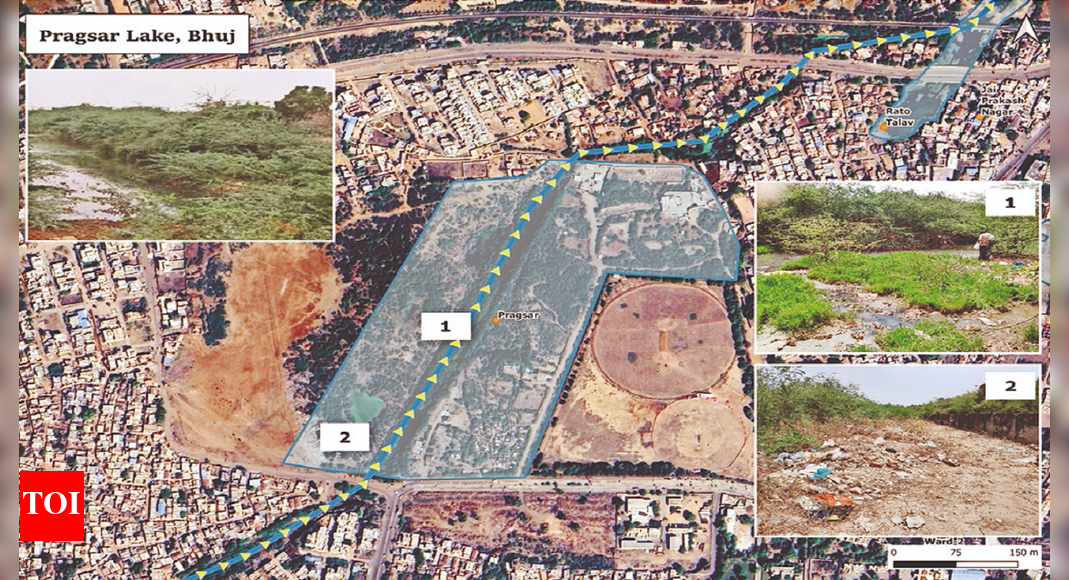 Bhuj: 27 Water Bodies In Bhuj Notified As Wasteland In Govt Records ...
