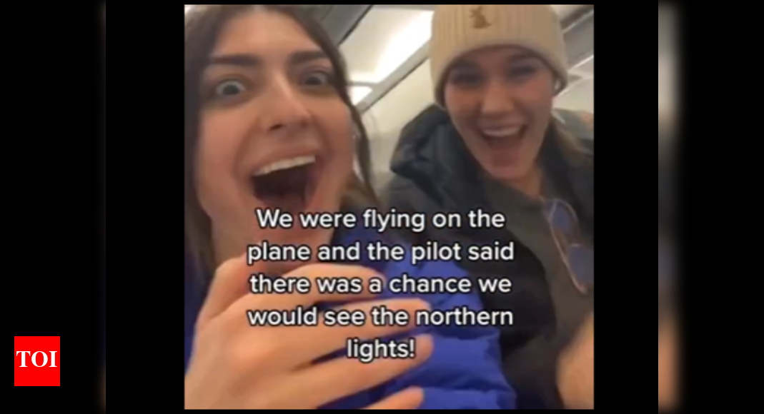 Passengers witnessed the rare miracle of the Northern Lights from a ...