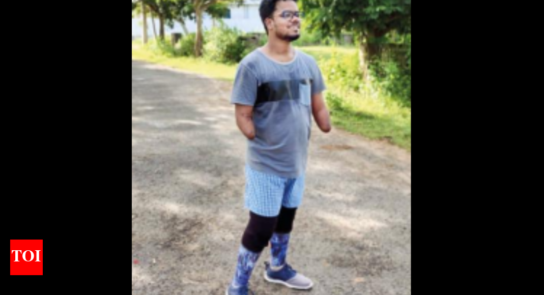 All 4 limbs lost in accident, Vizag youth enters IIM-Ahmedabad ...