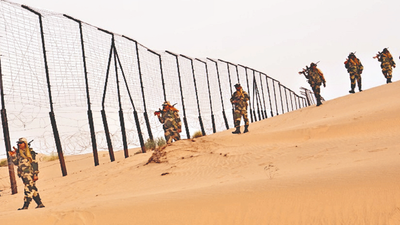 Bsf: Bsf On High Alert Along Pak Border | Jaipur News - Times of India