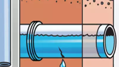 Water pipeline burst in Bandra | Mumbai News - Times of India