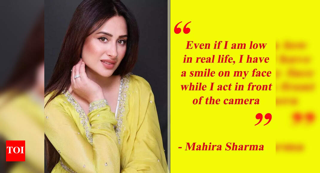 Mahira Sharma: Even if I am low in real life, I have a smile on my face ...
