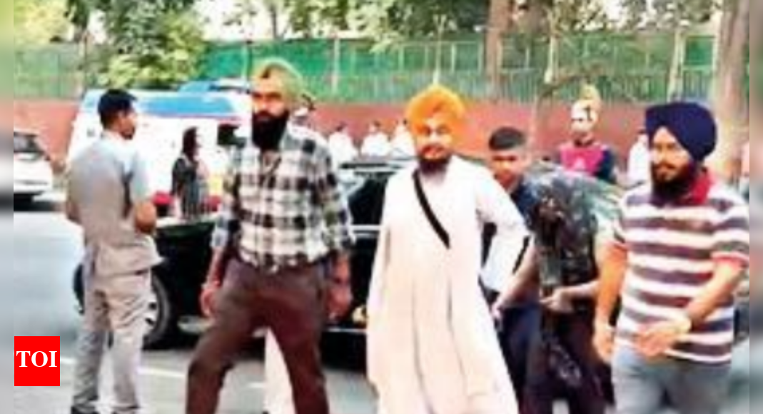 Akal Takht jathedar Giani Harpreet Singh attends Raghav Chadha ...