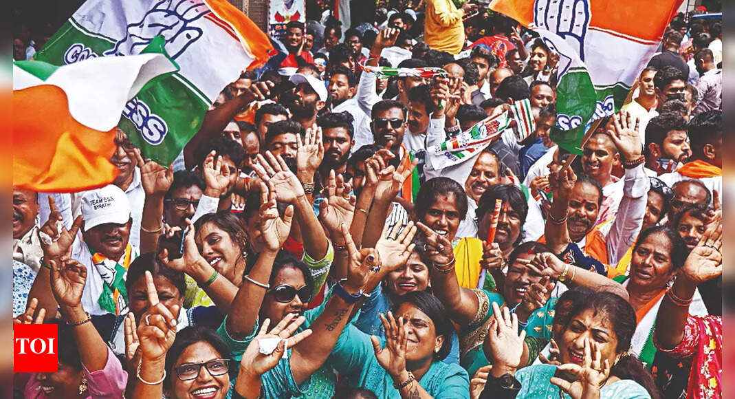 Cong & Bjp Fail To Alter Status Quo In B’luru, Tight Fight In Some ...